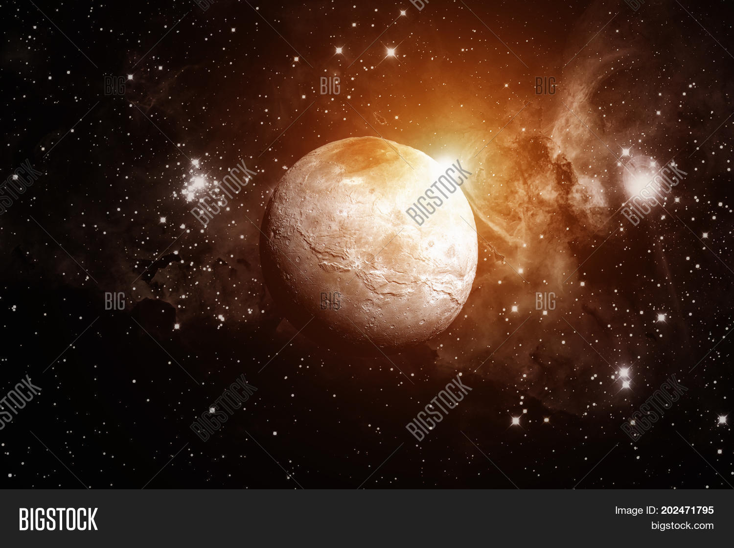 Charon Largest Moon Image & Photo (Free Trial) | Bigstock