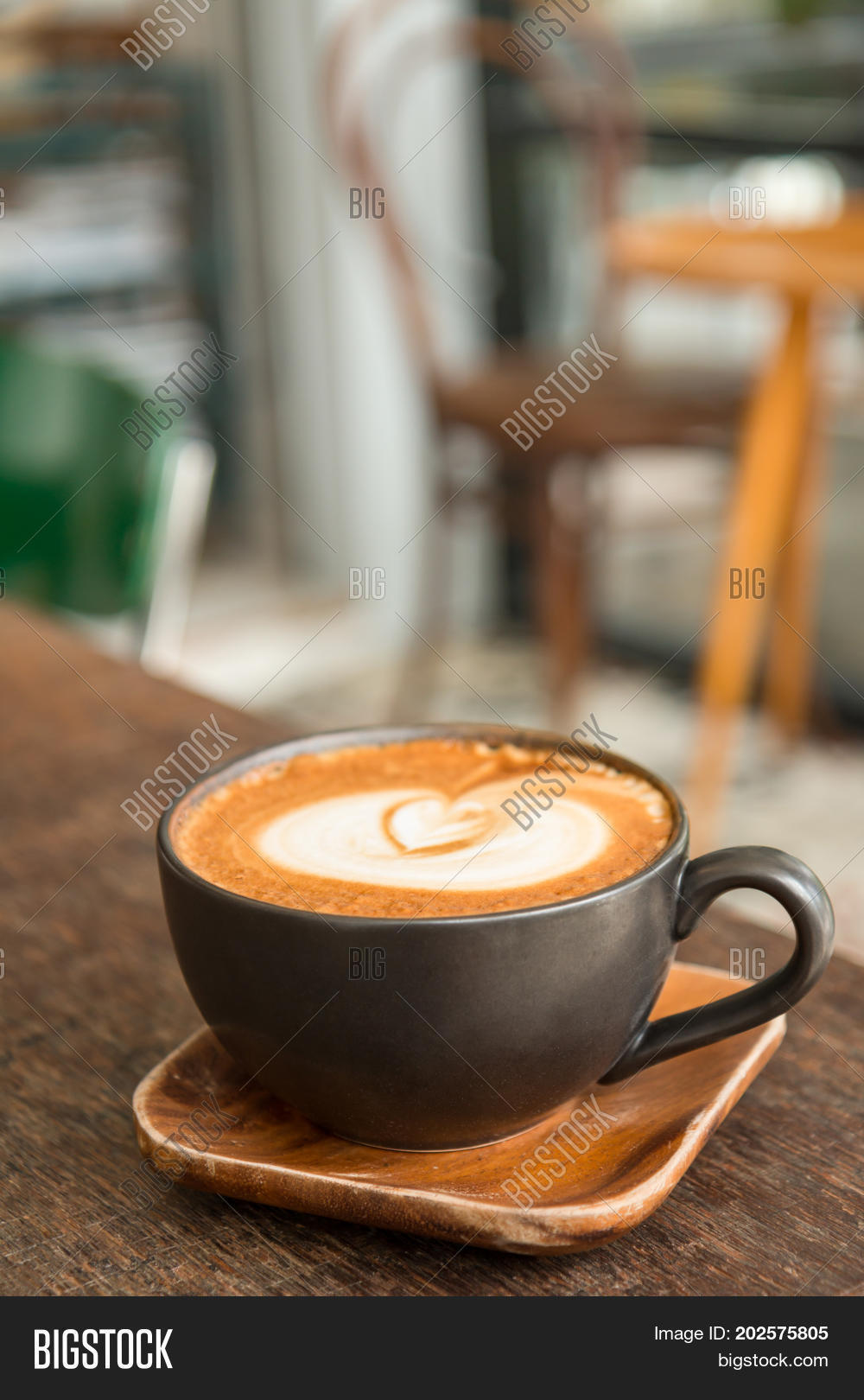Hot Latte Coffee Latte Image & Photo (Free Trial) | Bigstock