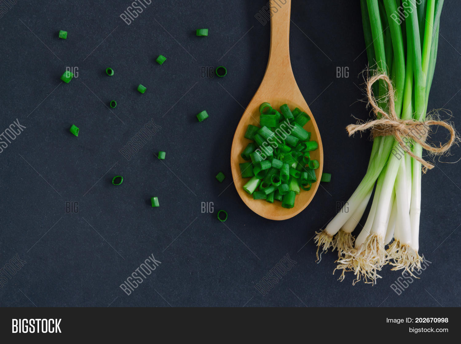 Fresh Spring Onion On Image & Photo (Free Trial) | Bigstock