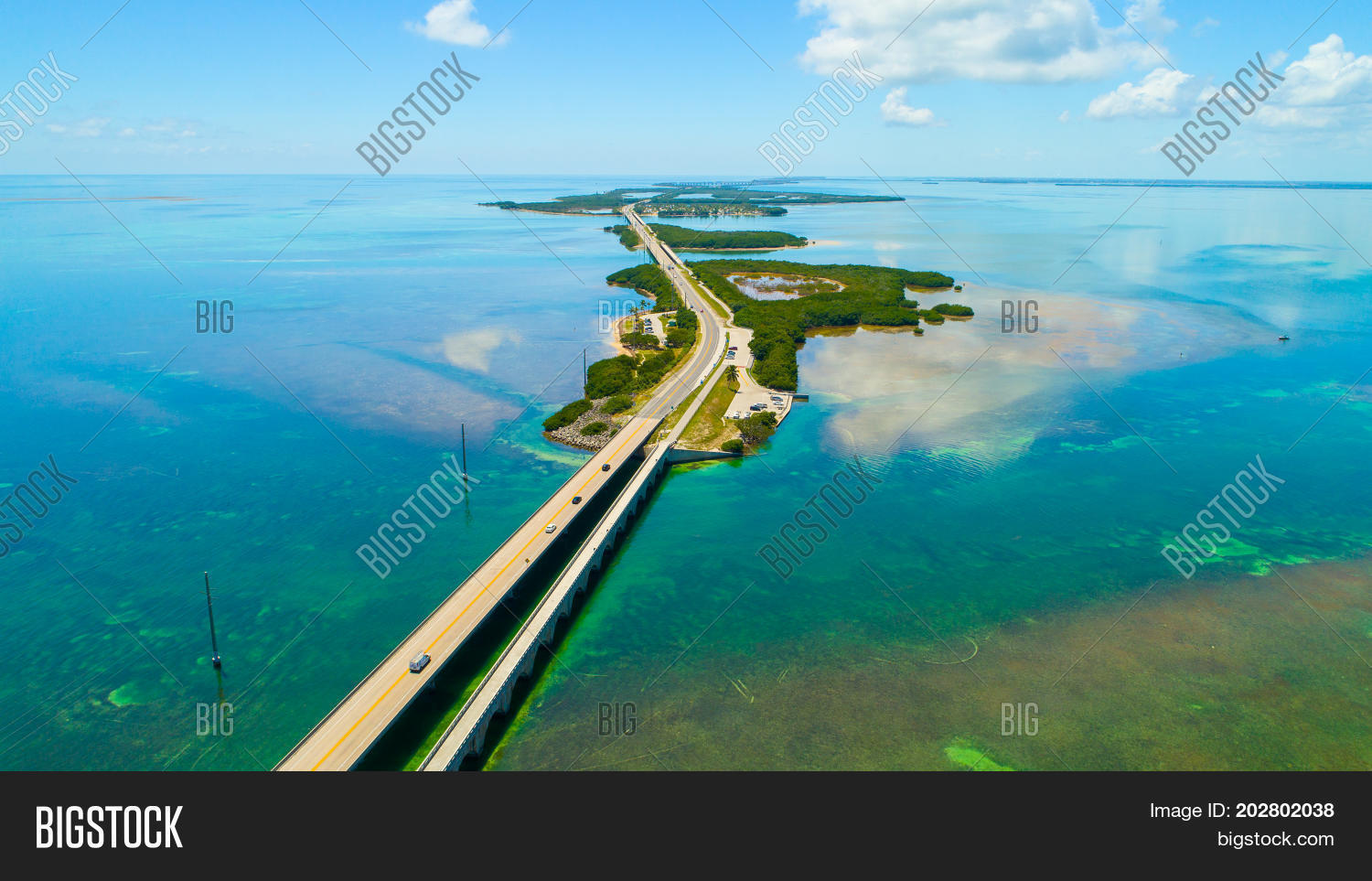7 Mile Bridge. Aerial Image & Photo (Free Trial) | Bigstock