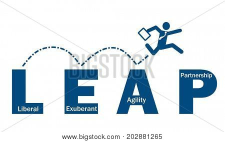 Businessman Take Leap Image & Photo (Free Trial) | Bigstock