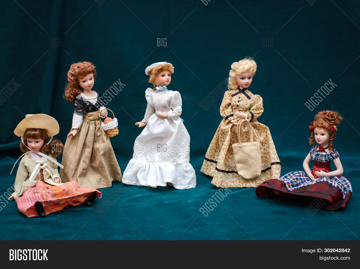 Five Porcelain Dolls Image & Photo (Free Trial) | Bigstock