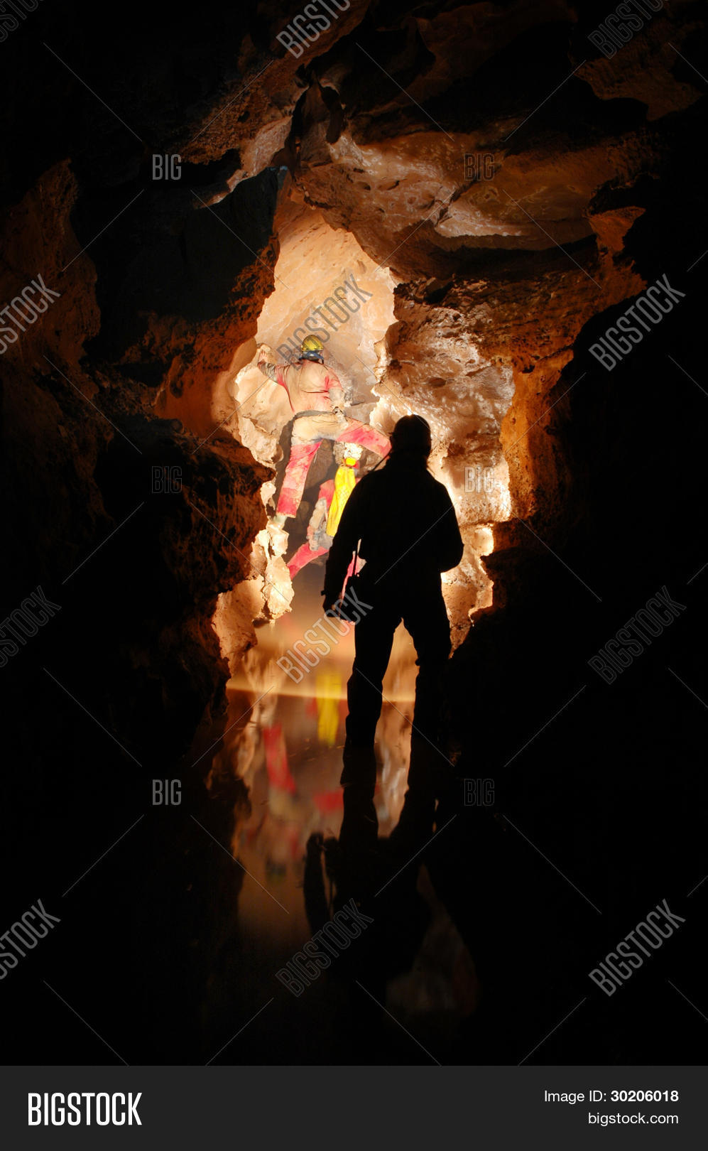 Cave Passage Cavers Image & Photo (Free Trial) | Bigstock