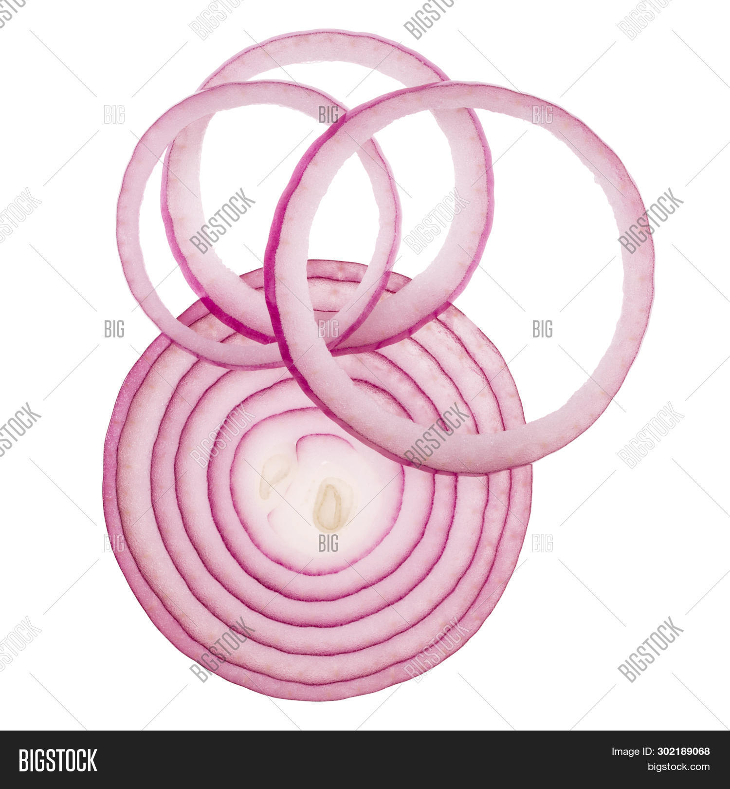 Red Onion Slices Image & Photo (Free Trial) | Bigstock