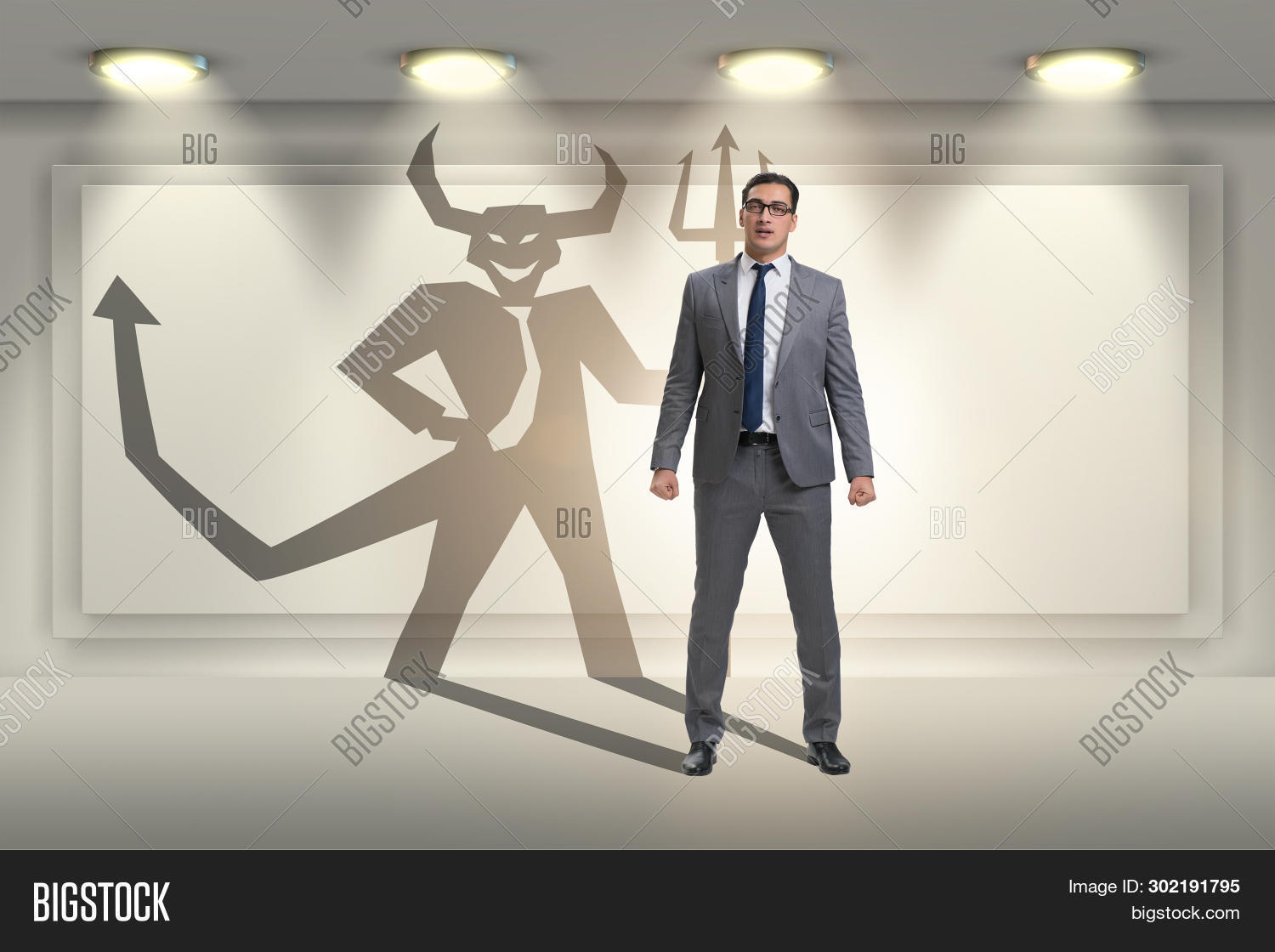 Devil Hiding Image & Photo (Free Trial) | Bigstock