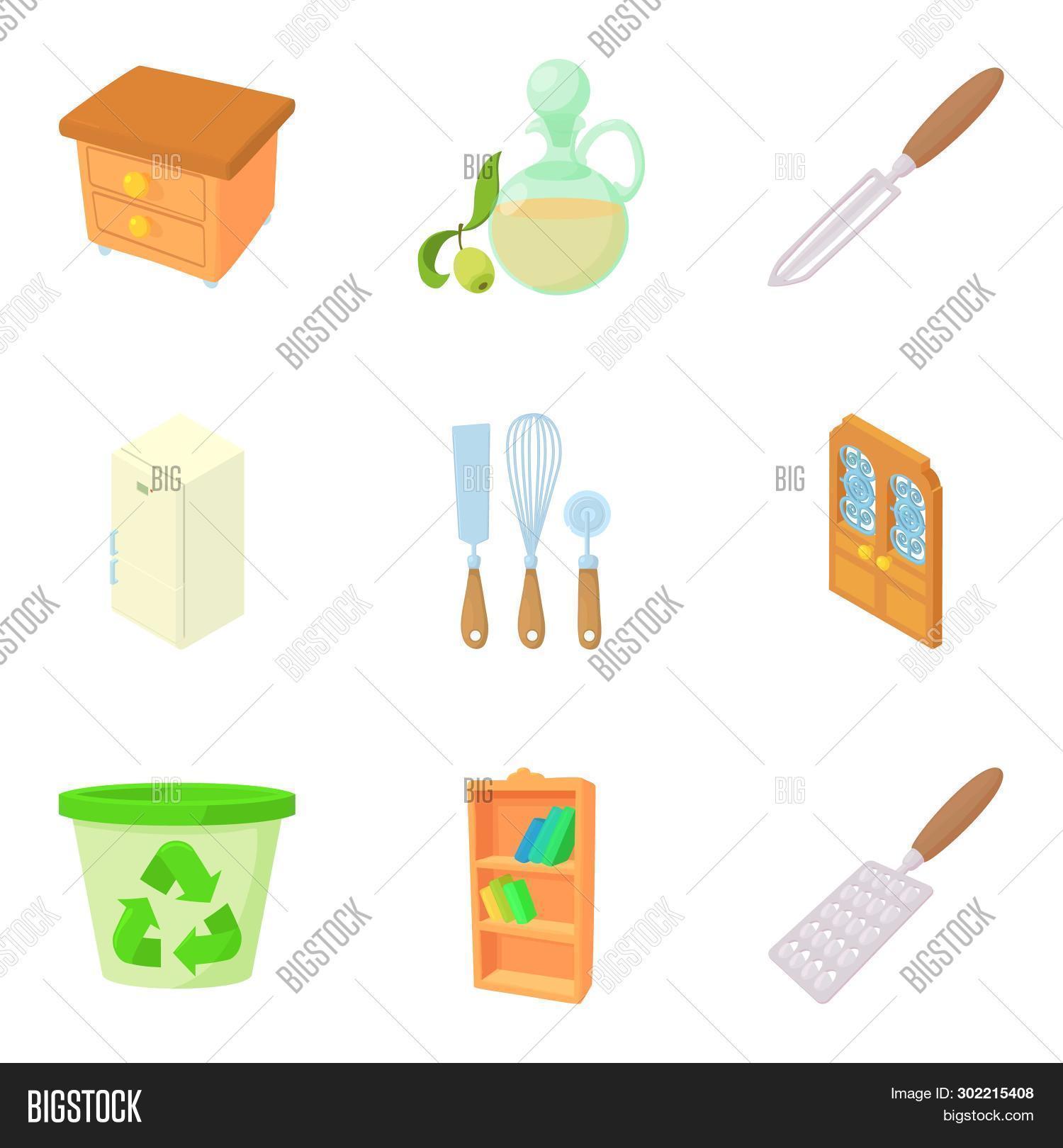 Houseware Icons Set. Image & Photo (Free Trial) | Bigstock