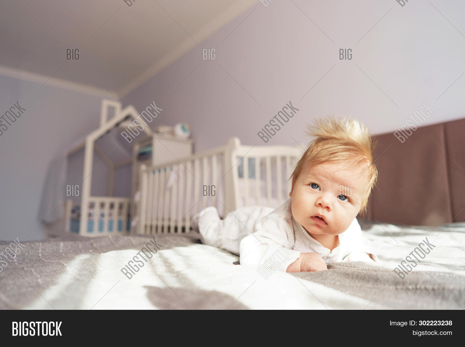 Newborn Baby Lying On Image & Photo (Free Trial) | Bigstock