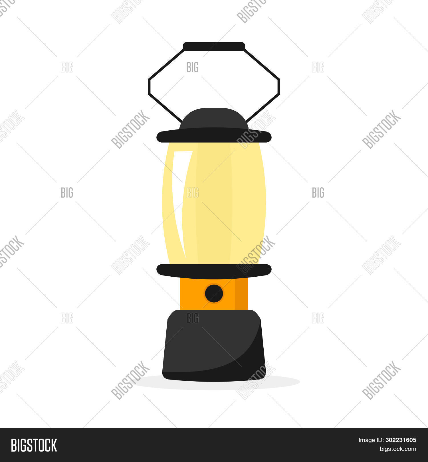 Lantern Icon. Camping Image & Photo (Free Trial) | Bigstock