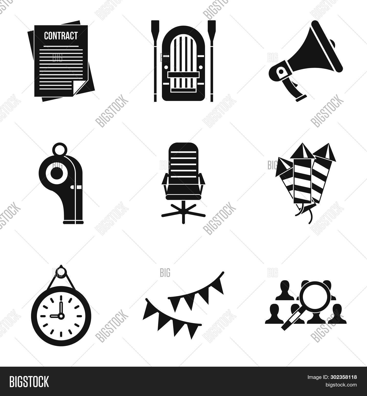 Imagen y foto Brigade Icons Set. (prueba gratis) | Bigstock