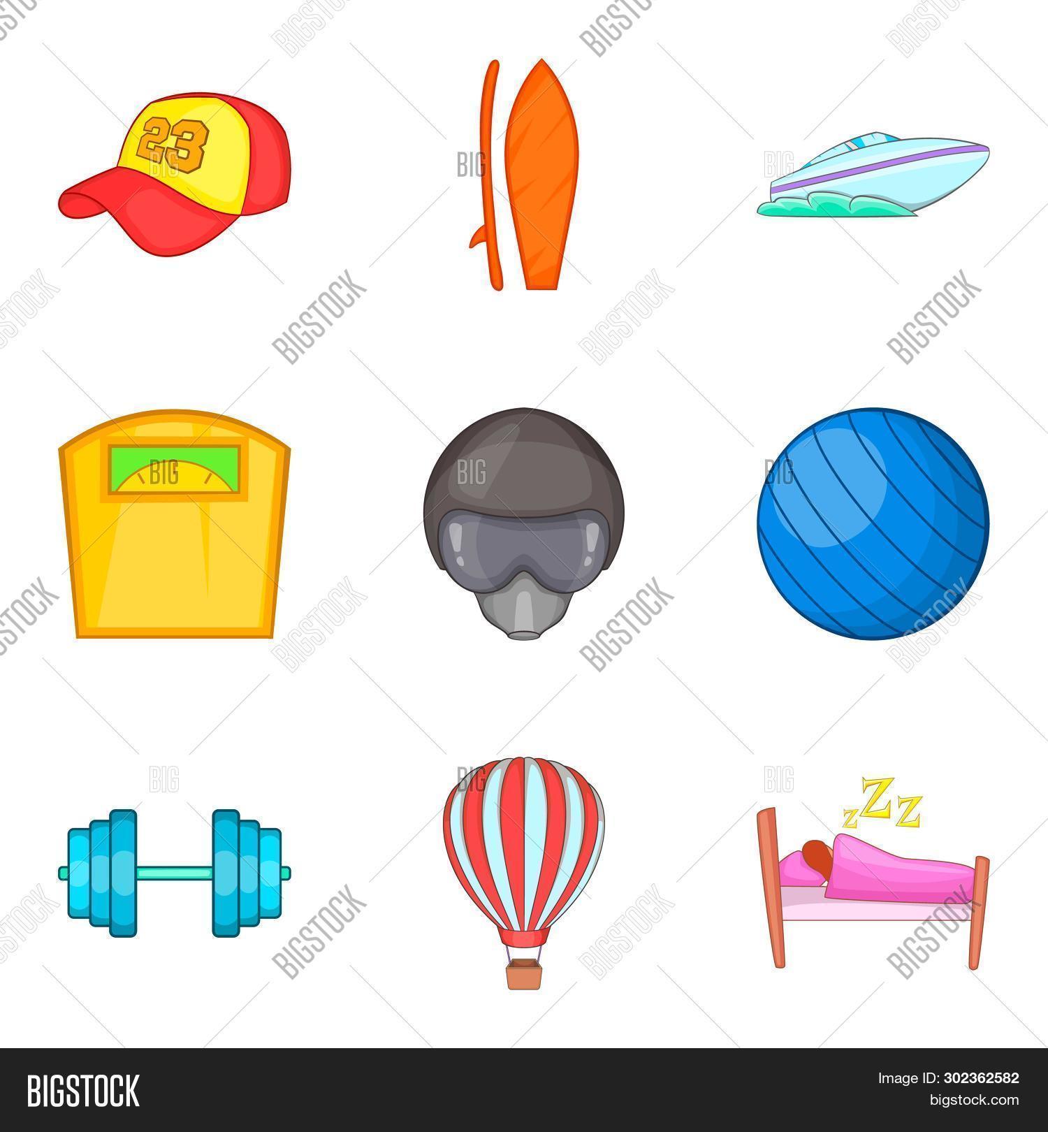 Training Day Icons Set Image & Photo (Free Trial) | Bigstock