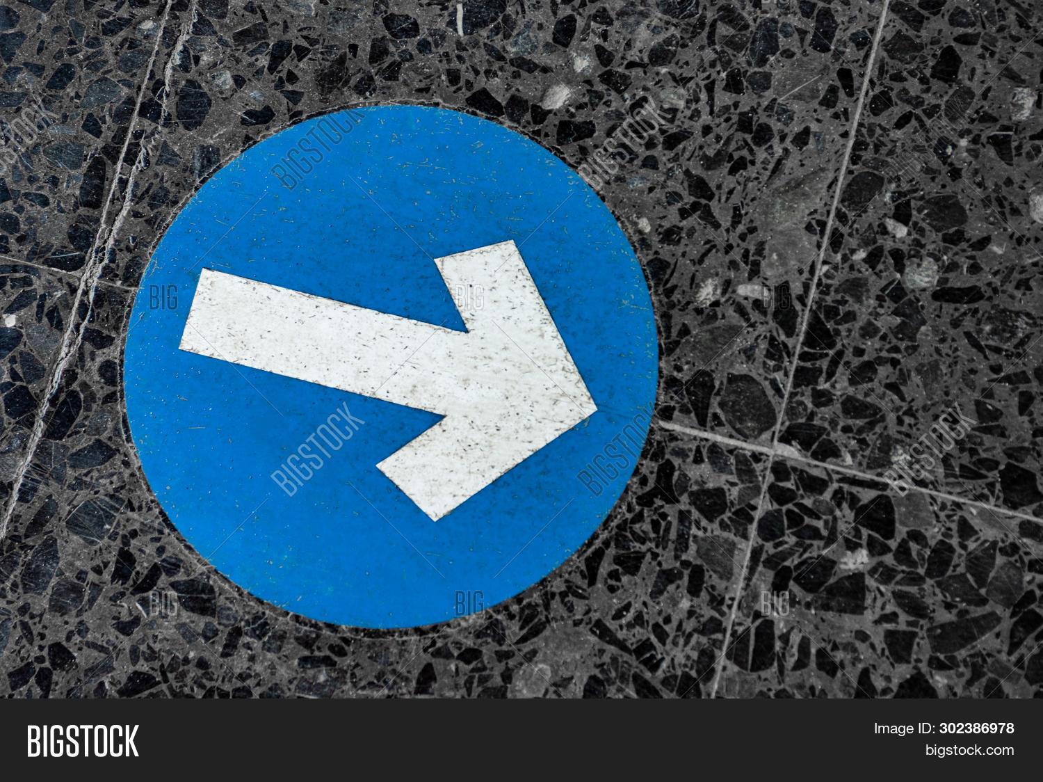 Blue Round Traffic Image & Photo (Free Trial) | Bigstock
