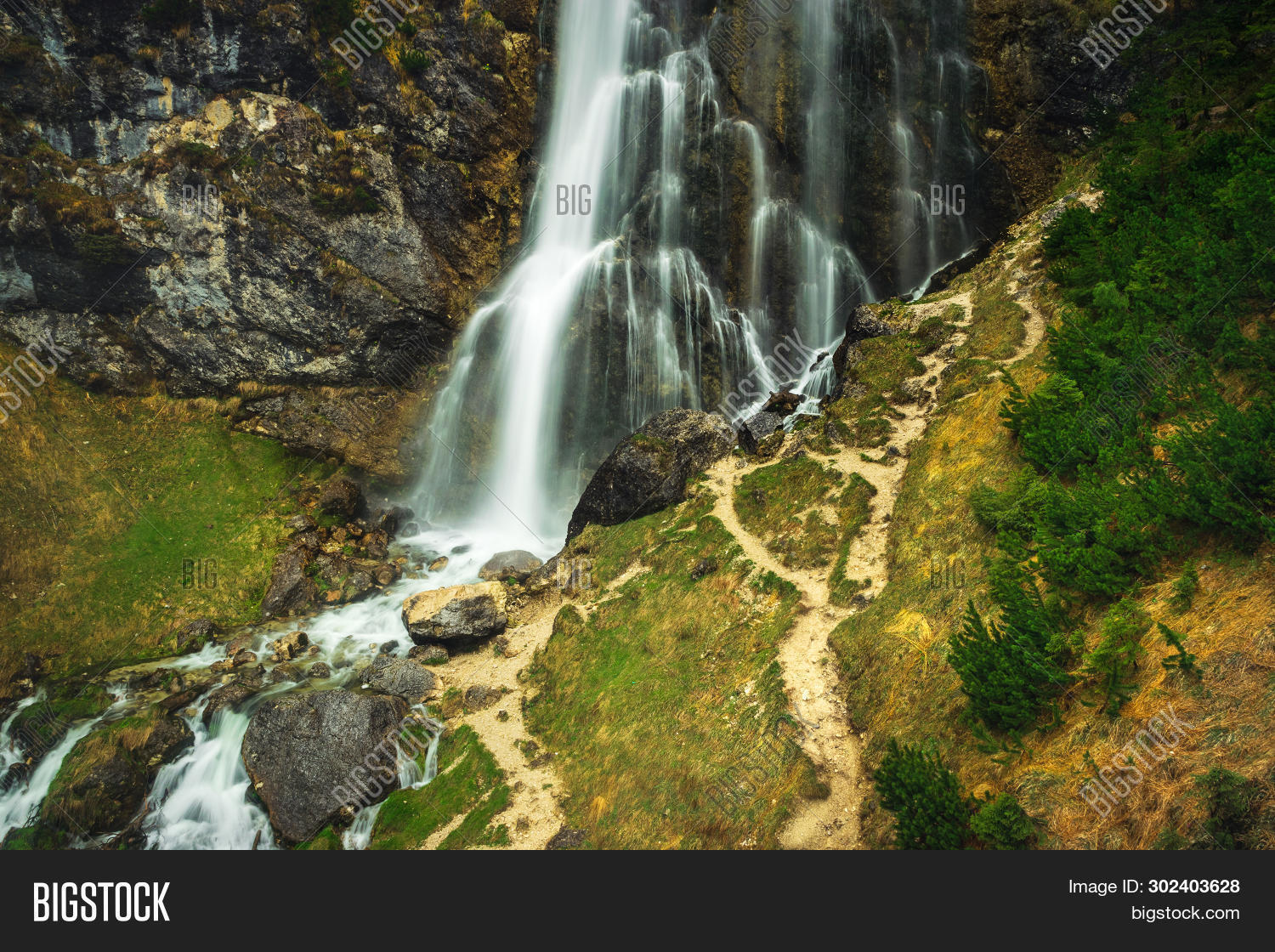 Waterfall Nature. Image & Photo (Free Trial) | Bigstock