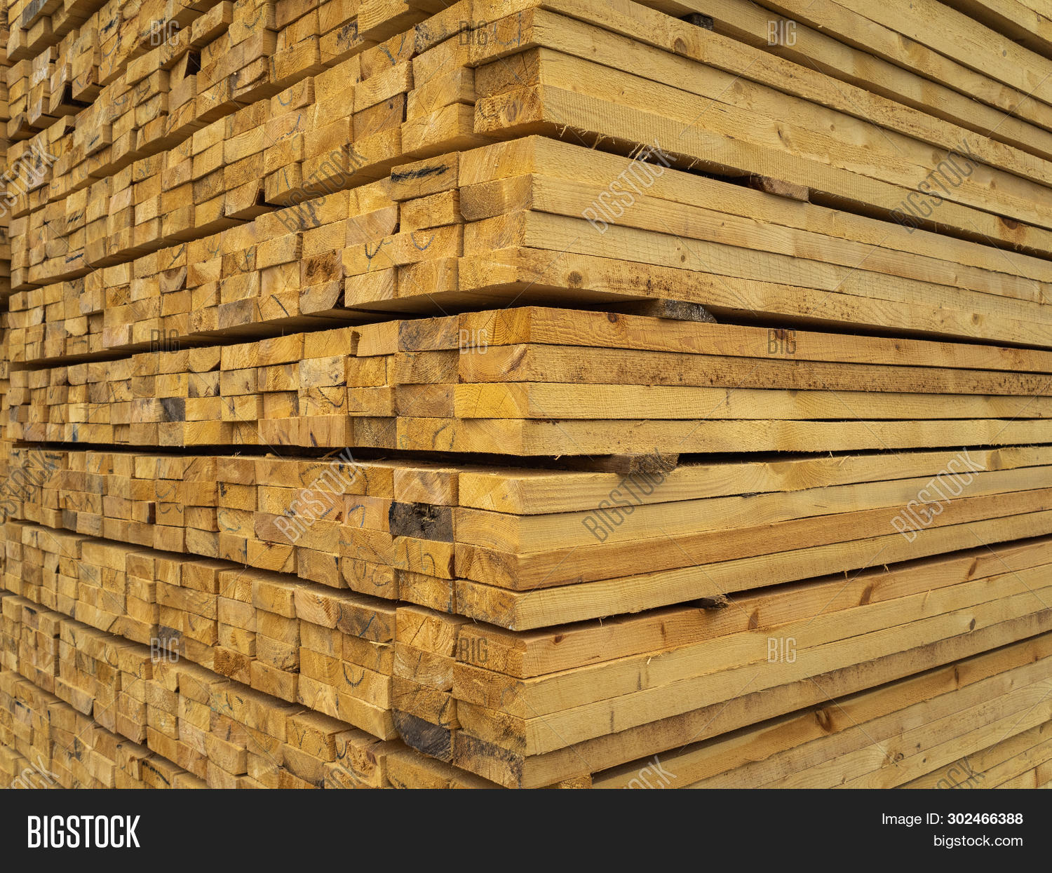 Lots Planks Stacked On Image & Photo (Free Trial) | Bigstock