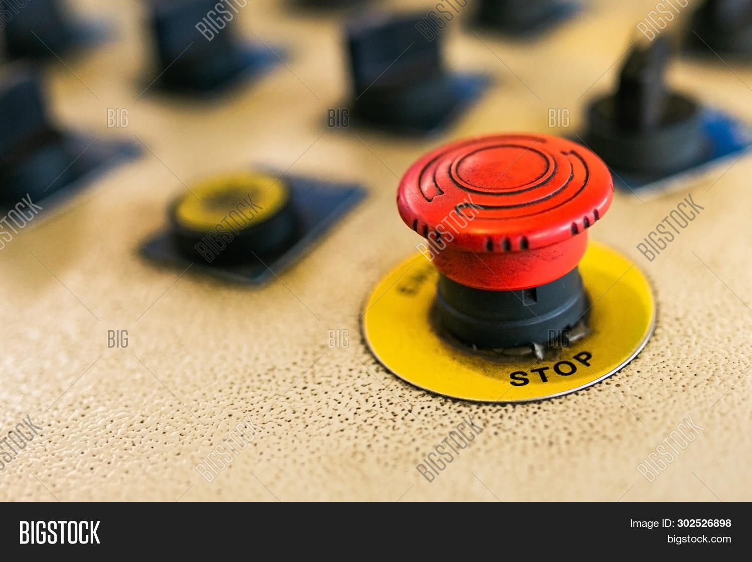 Red Emergency Stop Image & Photo (Free Trial) | Bigstock