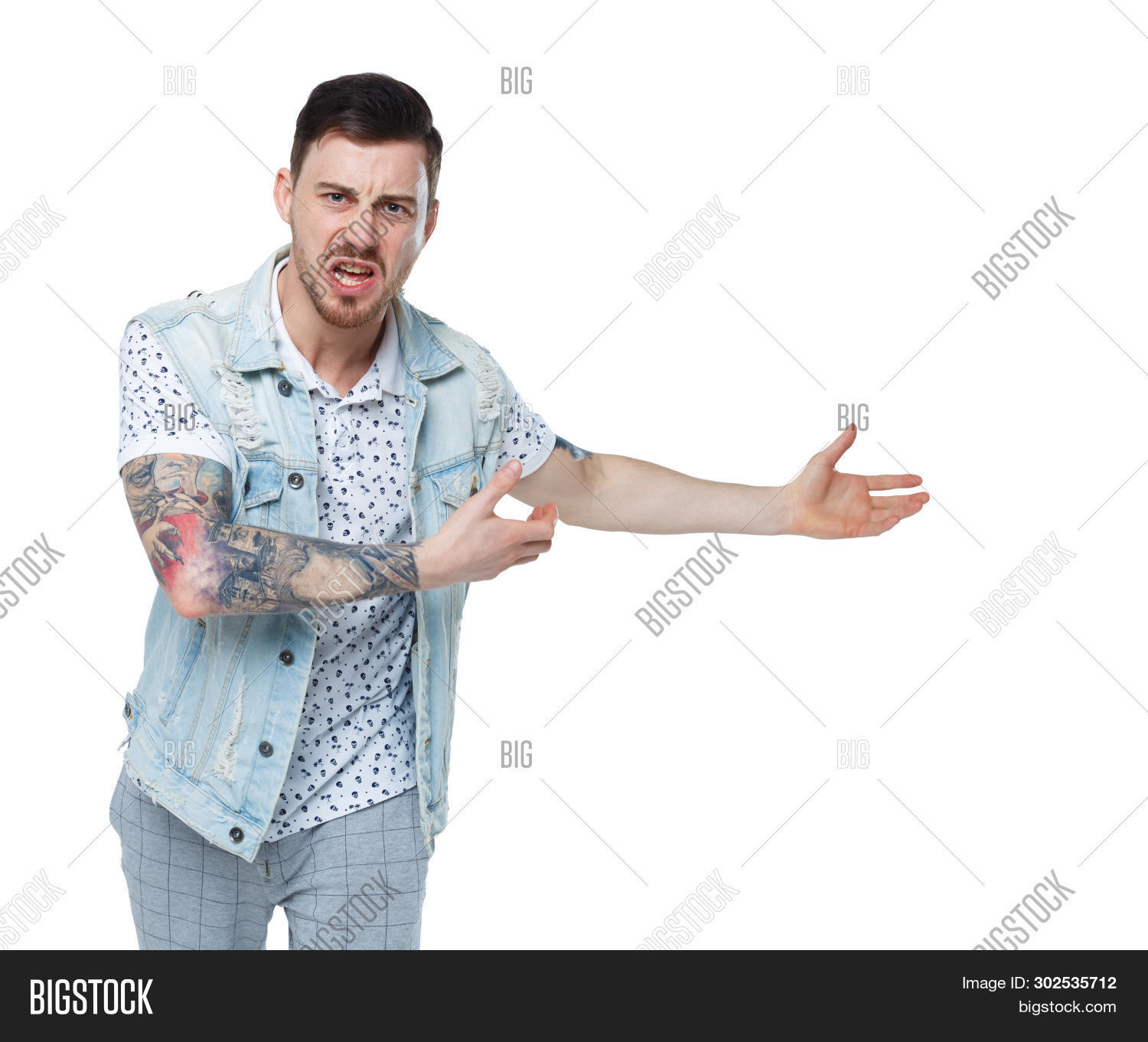 Man Screams. Image & Photo (Free Trial) | Bigstock