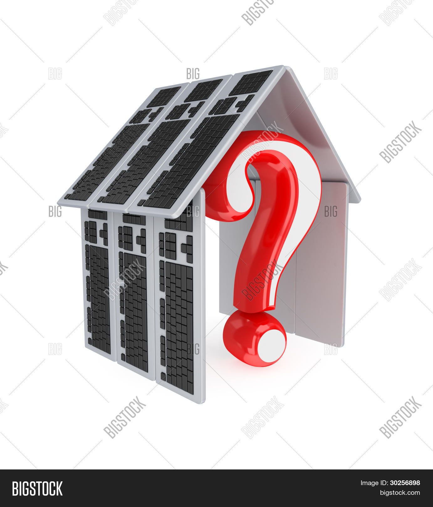 Query Sign Under Roof Image & Photo (Free Trial) | Bigstock