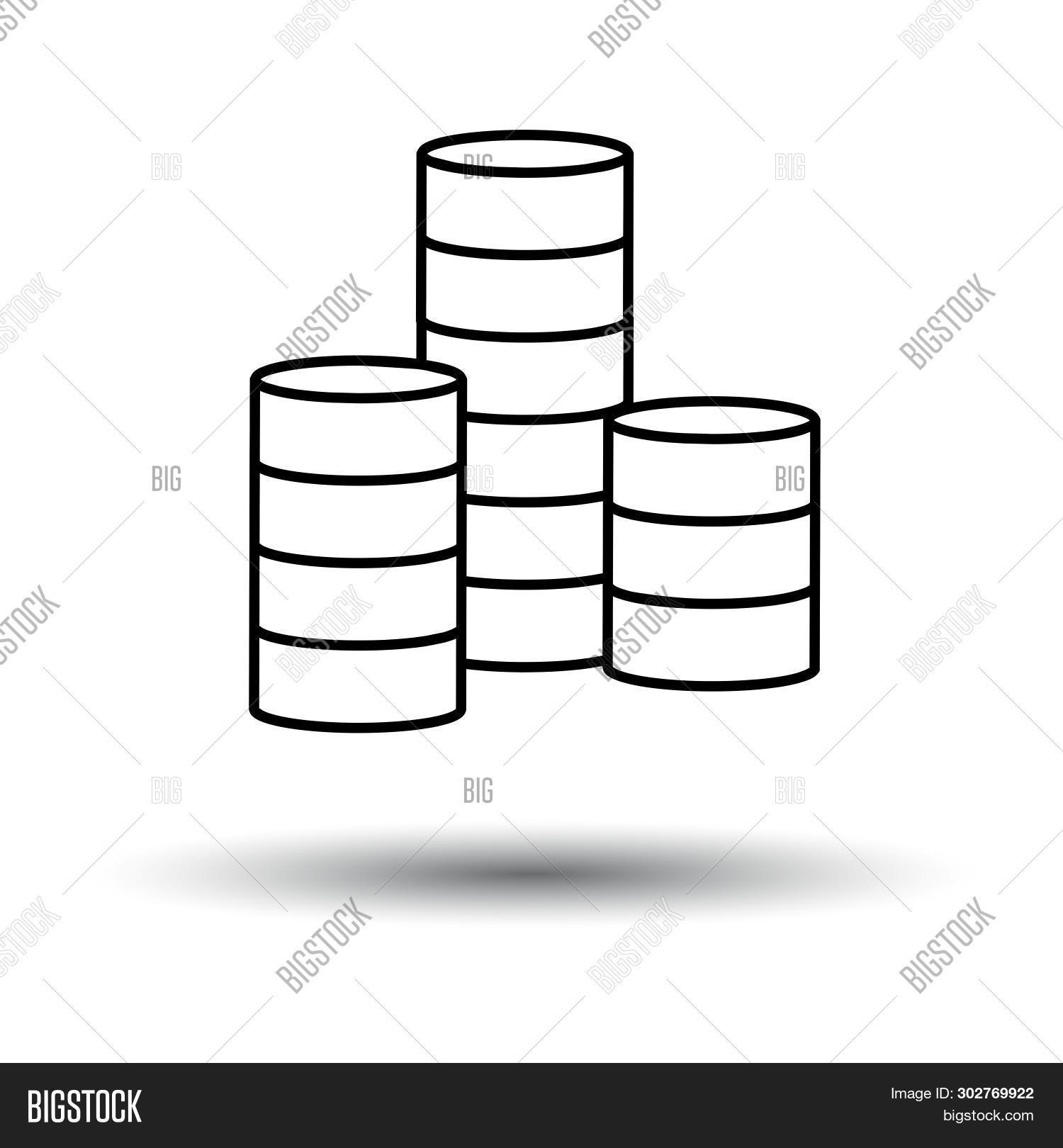 Coin Stack Icon. Vector & Photo (Free Trial) | Bigstock