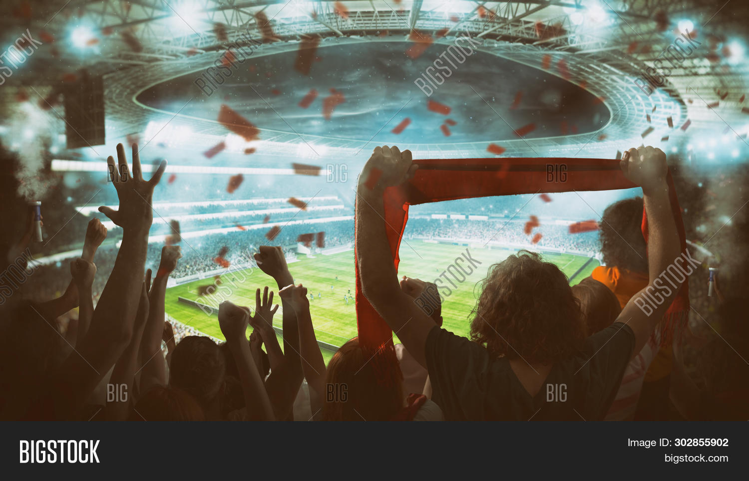 Football Scene Night Image & Photo (Free Trial) | Bigstock