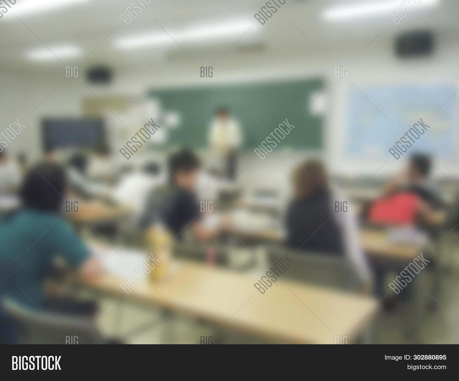 Blurred Asain Students Image & Photo (Free Trial) | Bigstock