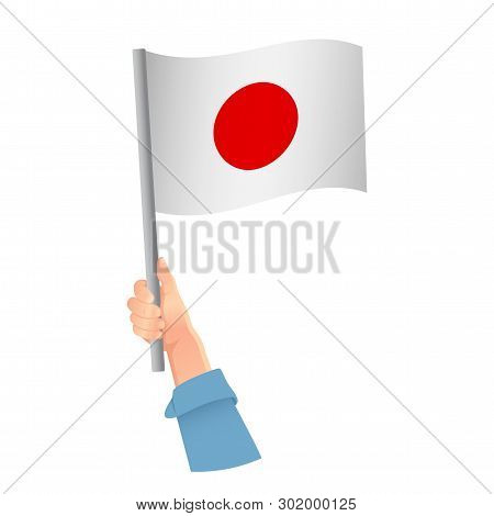 Japan Flag Hand. Vector & Photo (Free Trial) | Bigstock