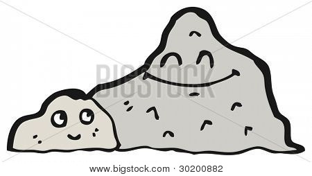 Happy Rocks Cartoon Image & Photo (Free Trial) | Bigstock