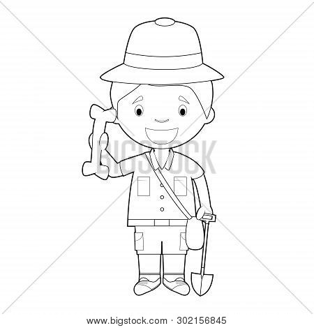Easy Coloring Cartoon Vector & Photo (Free Trial) | Bigstock