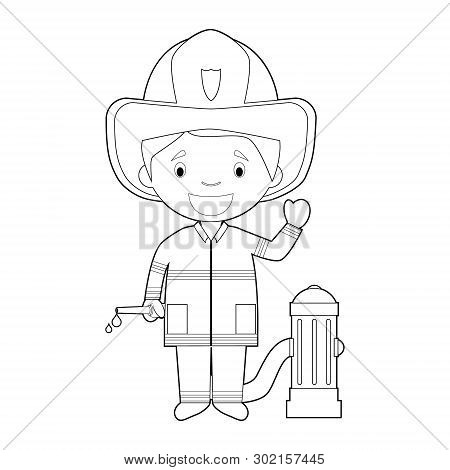Easy Coloring Cartoon Vector & Photo (Free Trial) | Bigstock