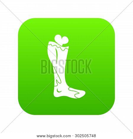 Zombie Leg Icon Image & Photo (Free Trial) | Bigstock