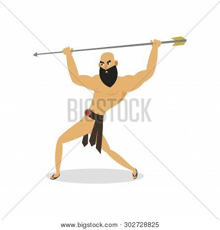 Angry Man Gladiator Vector & Photo (Free Trial) | Bigstock