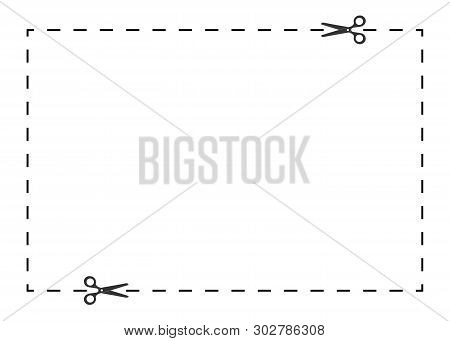 Scissor Border Images, Illustrations & Vectors (Free) - Bigstock
