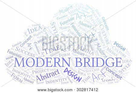 Modern Bridge Word Vector & Photo (Free Trial) | Bigstock