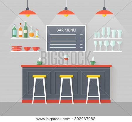 Vector Interior Bar. Vector & Photo (Free Trial) | Bigstock