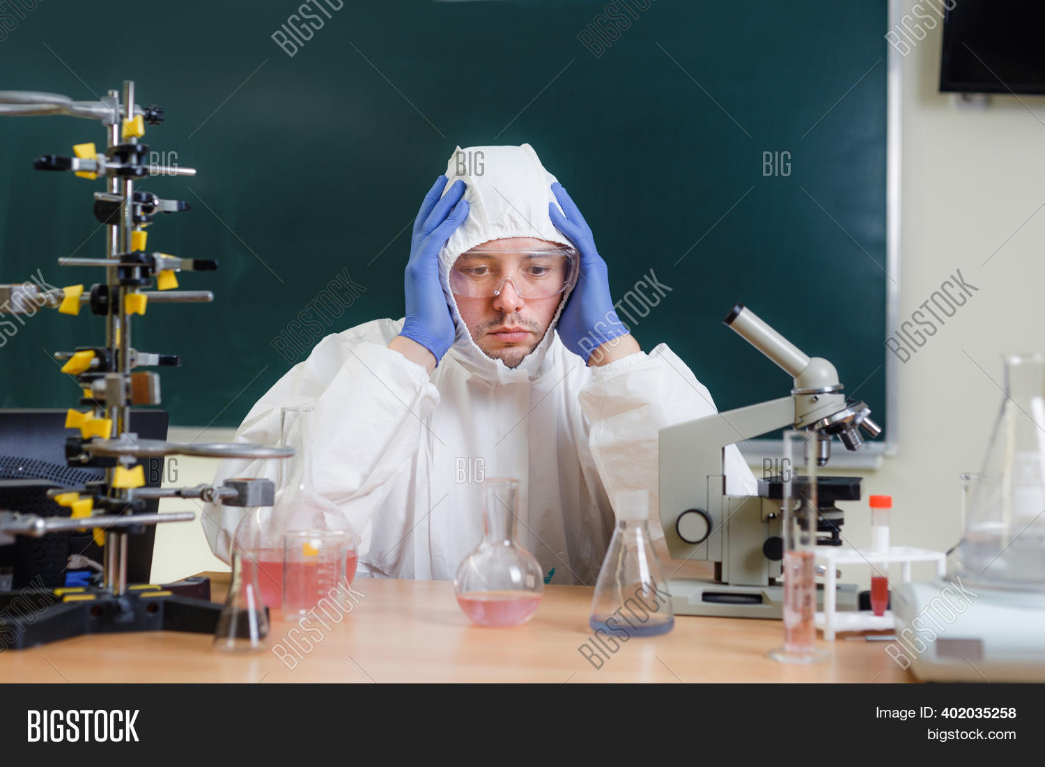 Young Chemist Lab Sad Image & Photo (Free Trial) | Bigstock