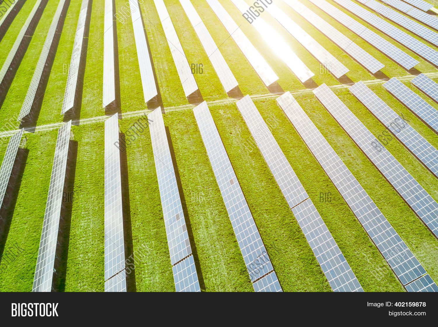 Aerial View Solar Image & Photo (Free Trial) | Bigstock