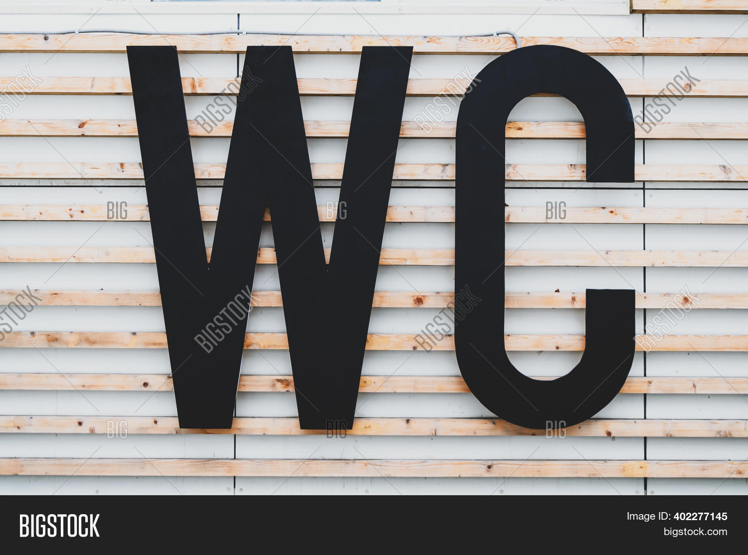 Large Letters Wc On Image & Photo (Free Trial) | Bigstock