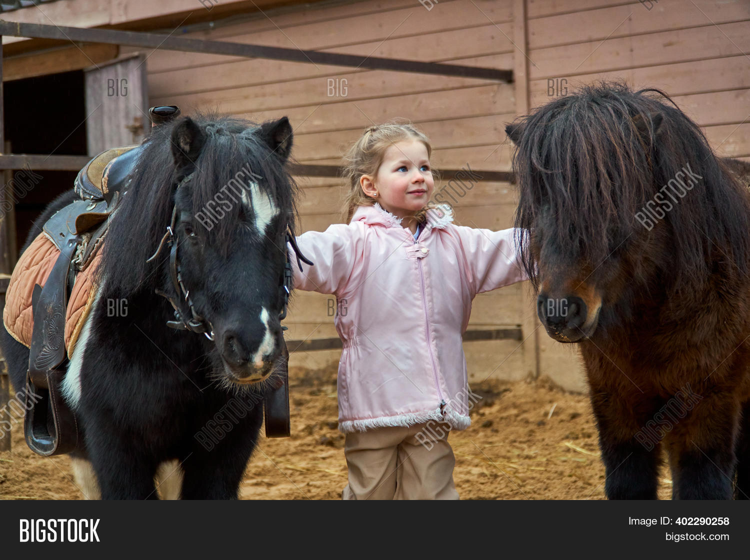 Girl Pony. Child Image & Photo (Free Trial) | Bigstock