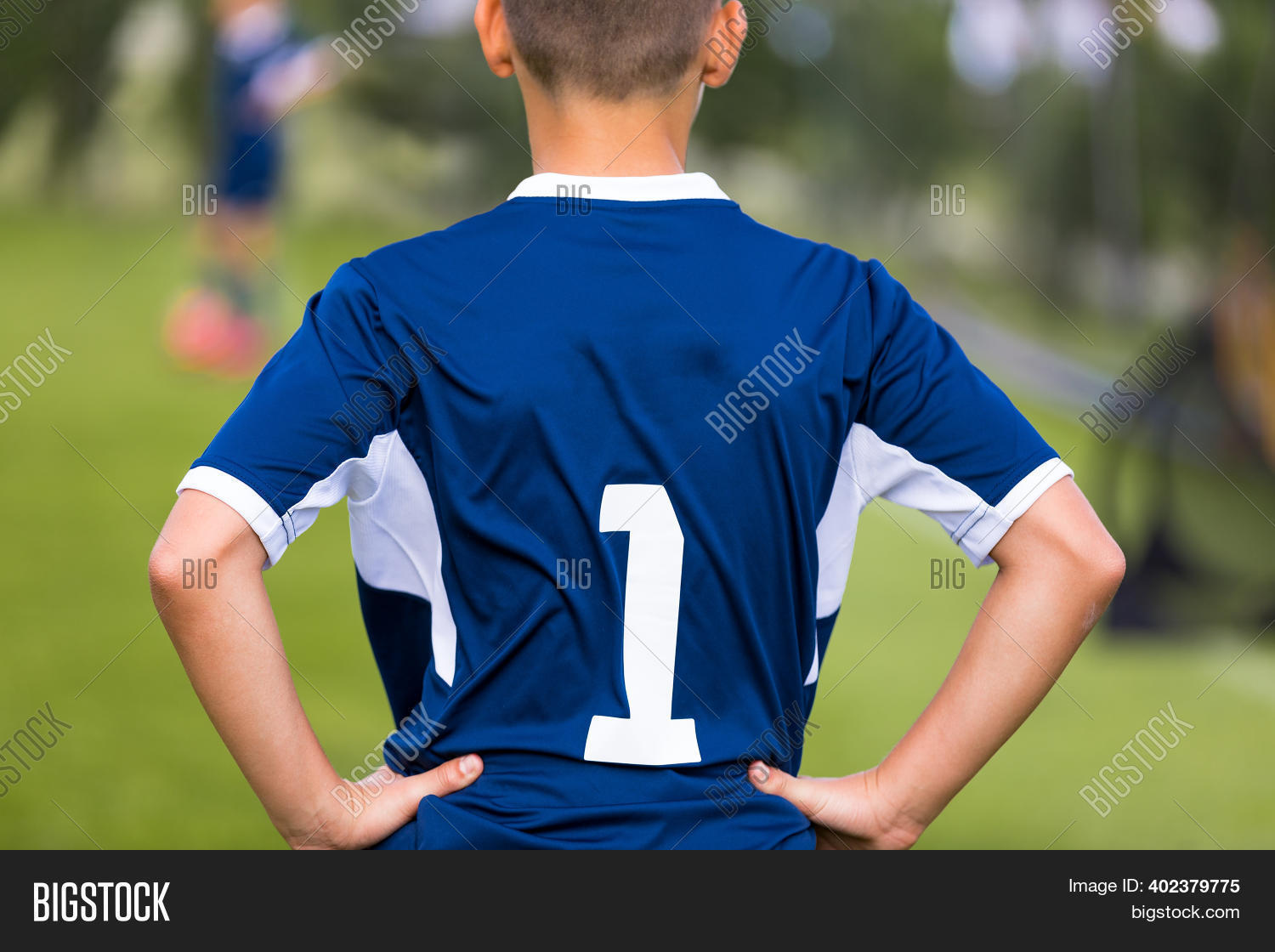 Back Young Boy Blue Image & Photo (Free Trial) | Bigstock