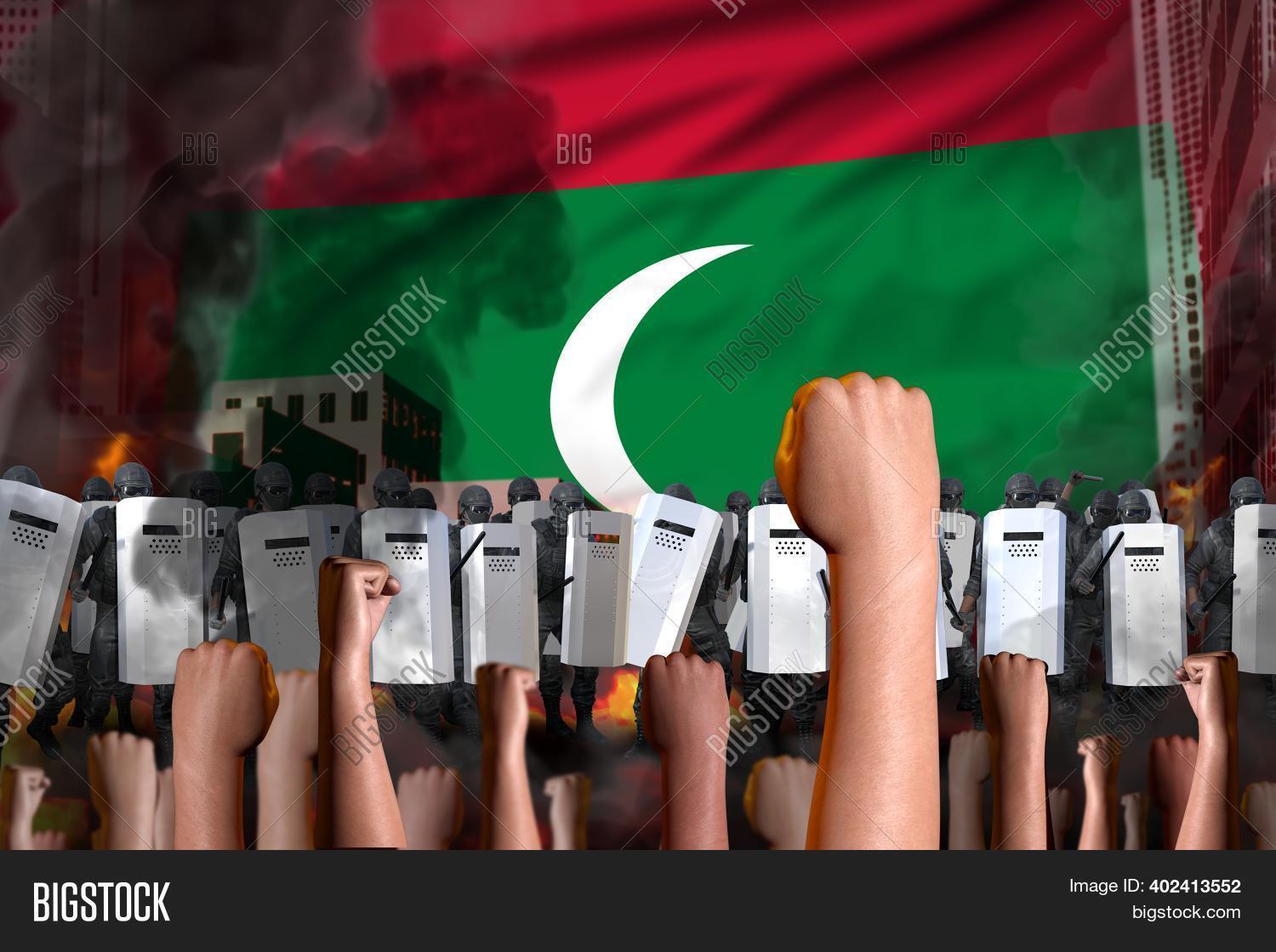 Protest Maldives - Image & Photo (Free Trial) | Bigstock