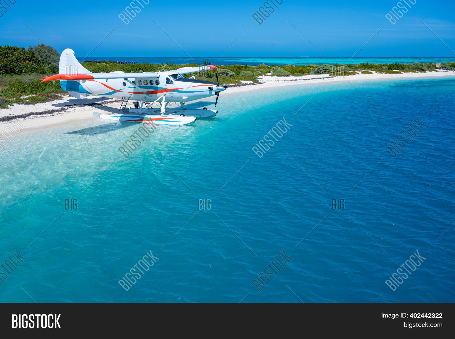 Sea Plane Floats On Image & Photo (Free Trial) | Bigstock