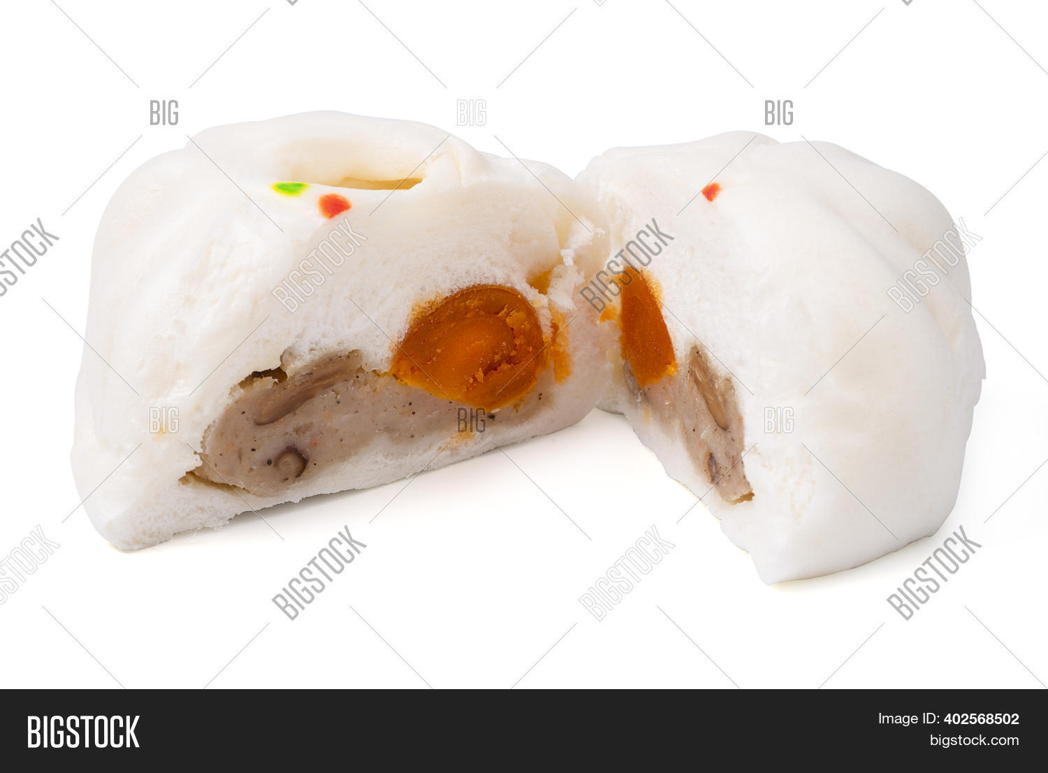 Isolated Steamed Bun. Image & Photo (Free Trial) | Bigstock