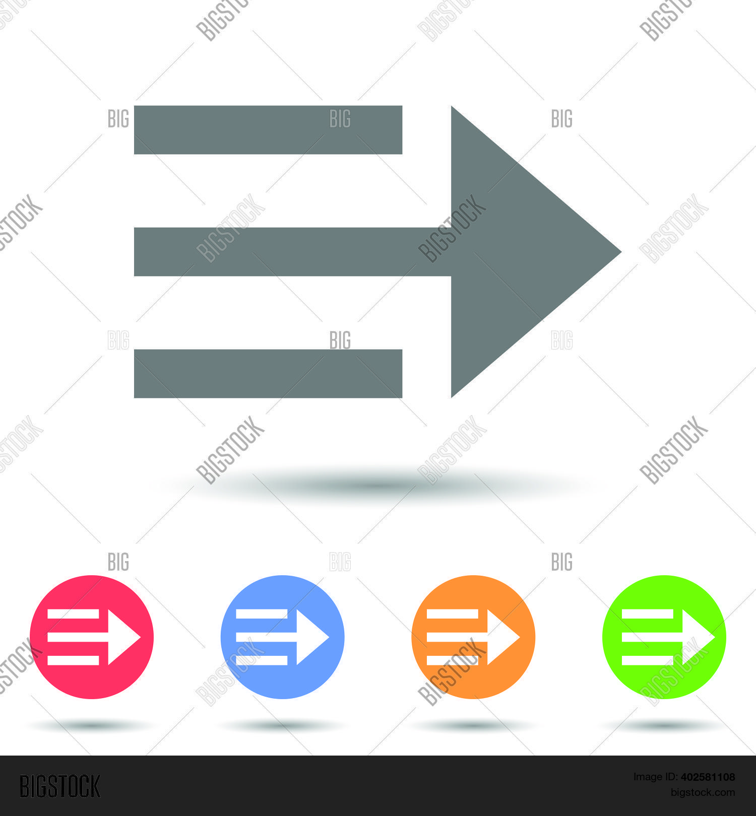 Speed Arrow Right Vector & Photo (Free Trial) | Bigstock