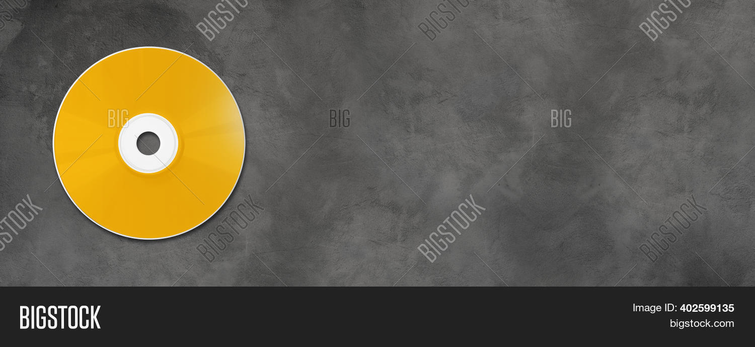 Yellow Cd - Dvd Label Image & Photo (Free Trial) | Bigstock