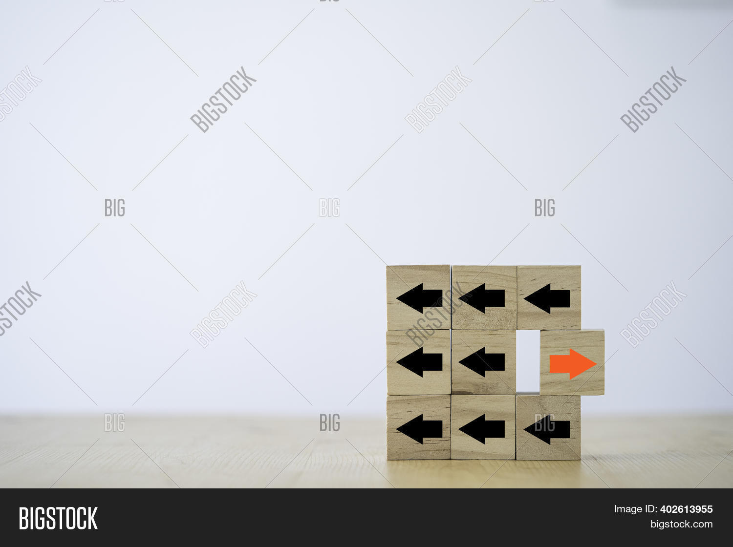 One Red Arrow Move Image & Photo (Free Trial) | Bigstock