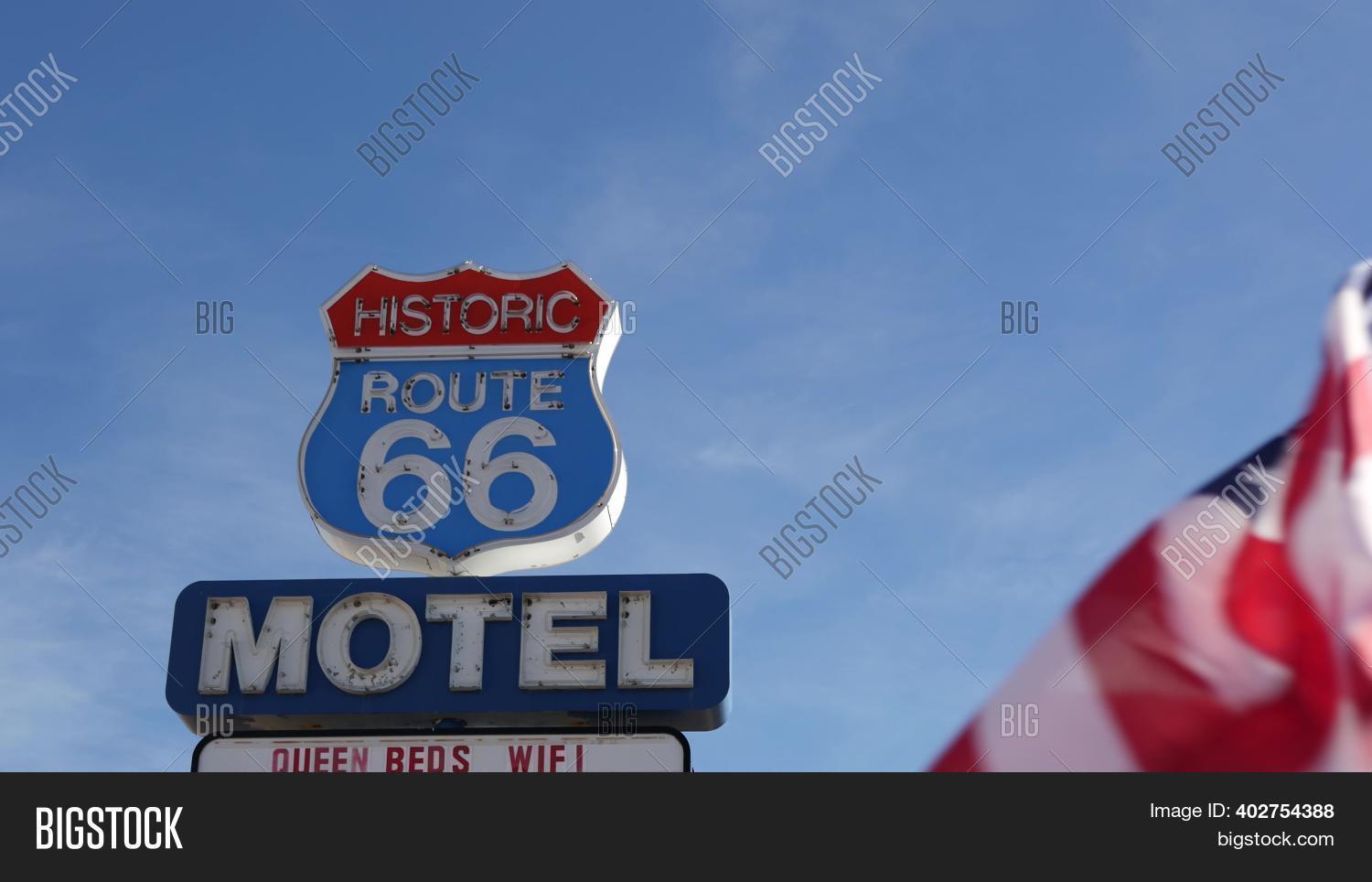Motel Retro Sign On Image & Photo (Free Trial) | Bigstock