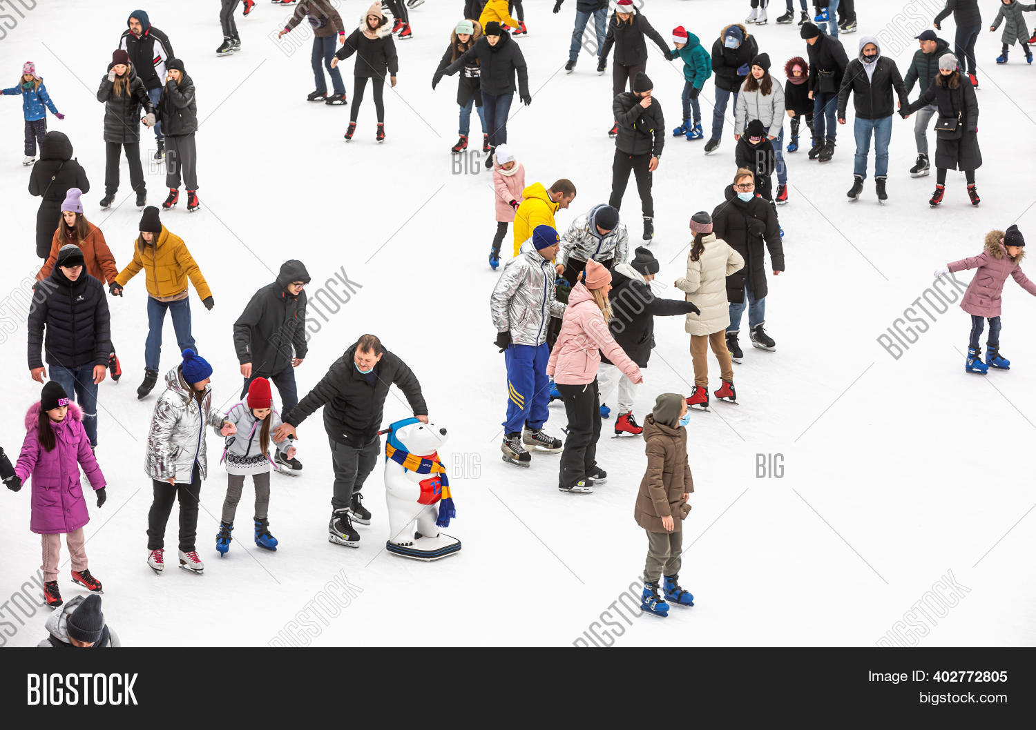 Ice-skating People Image & Photo (Free Trial) | Bigstock