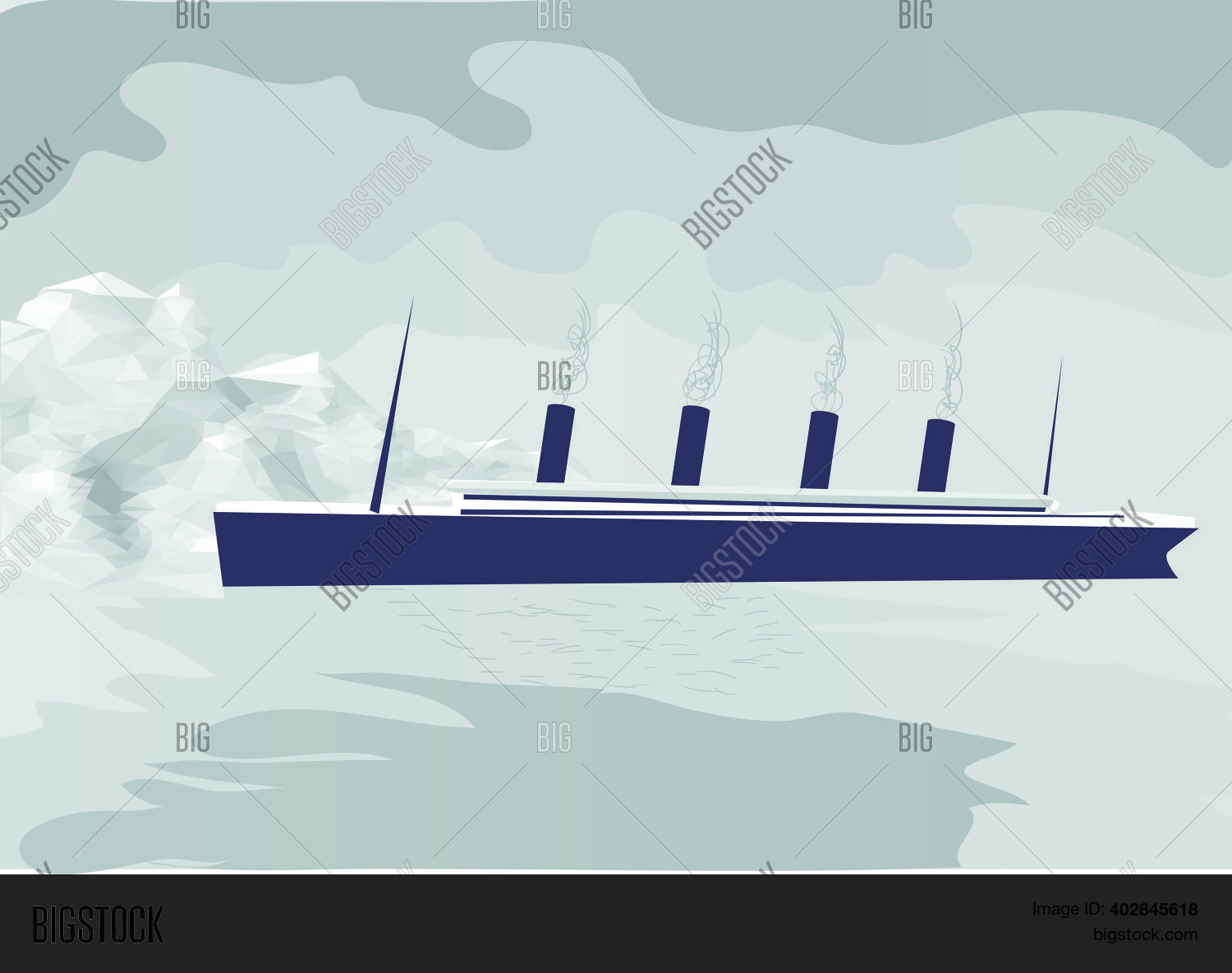 Titanic Abstract Vector & Photo (Free Trial) | Bigstock