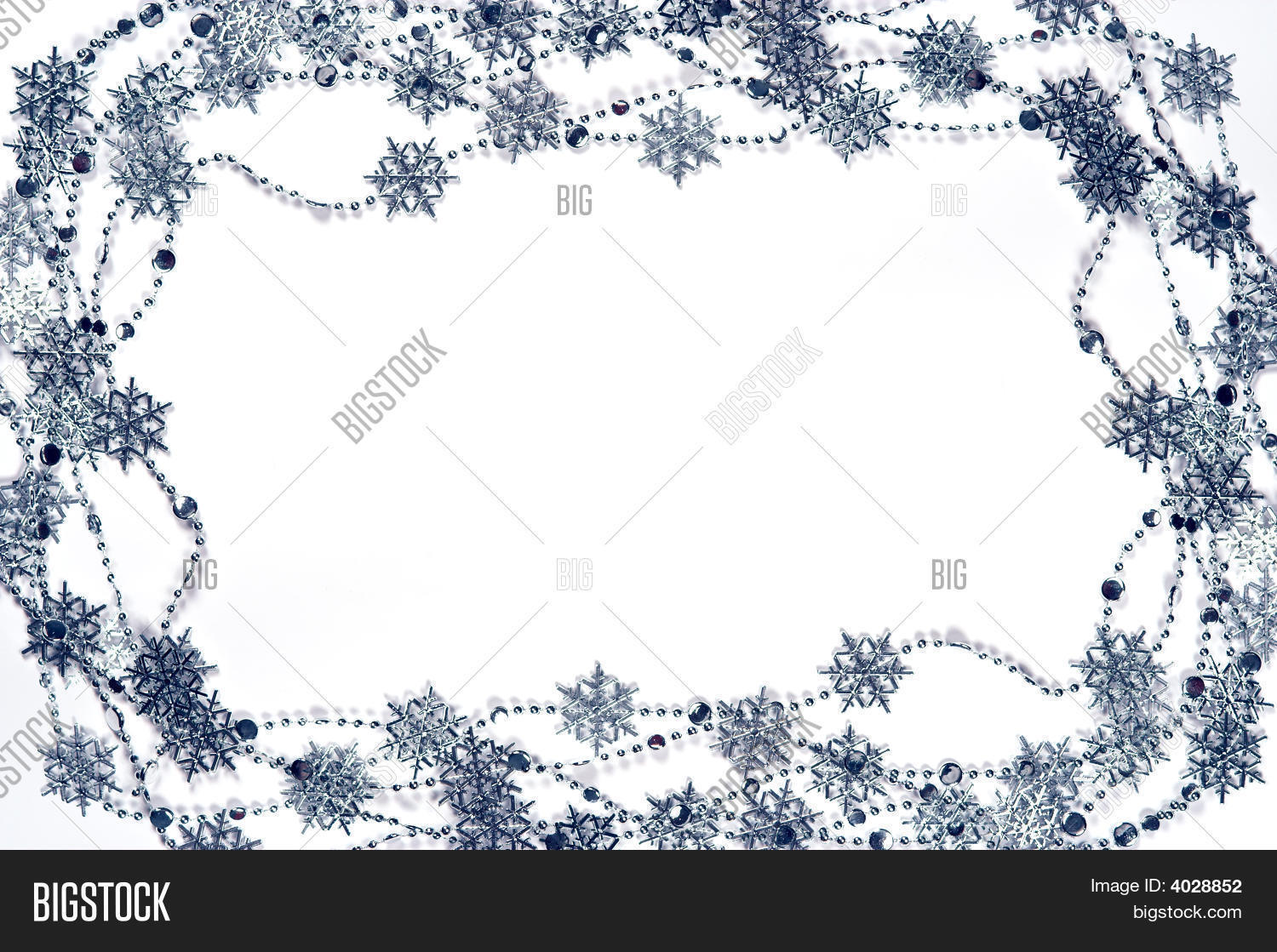 Snowflakes Frame Image & Photo (Free Trial) | Bigstock