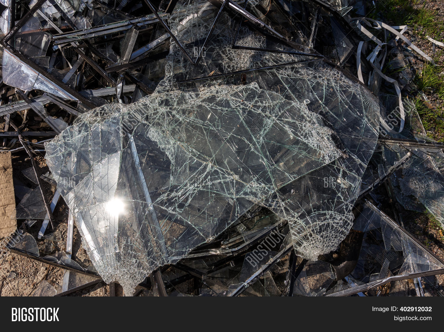 Broken Tempered Window Image & Photo (Free Trial) | Bigstock