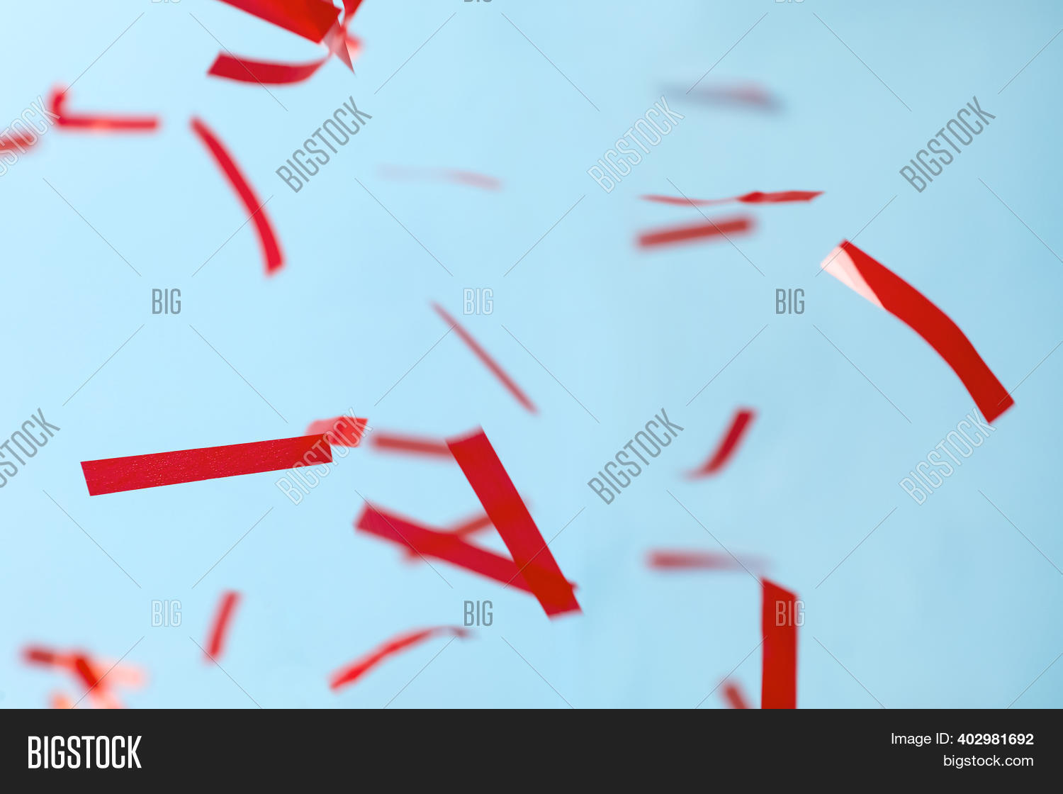 Shiny Red Confetti Image & Photo (Free Trial) | Bigstock