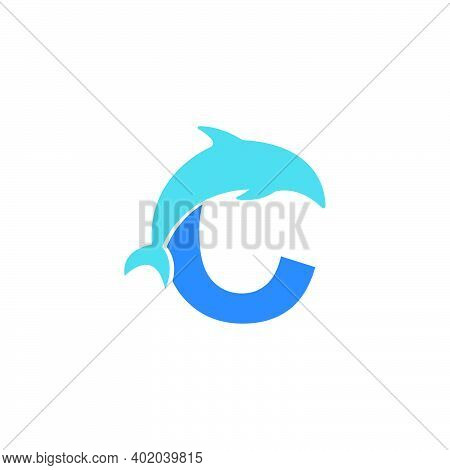 Dolphin Letter C Logo Vector & Photo (Free Trial) | Bigstock